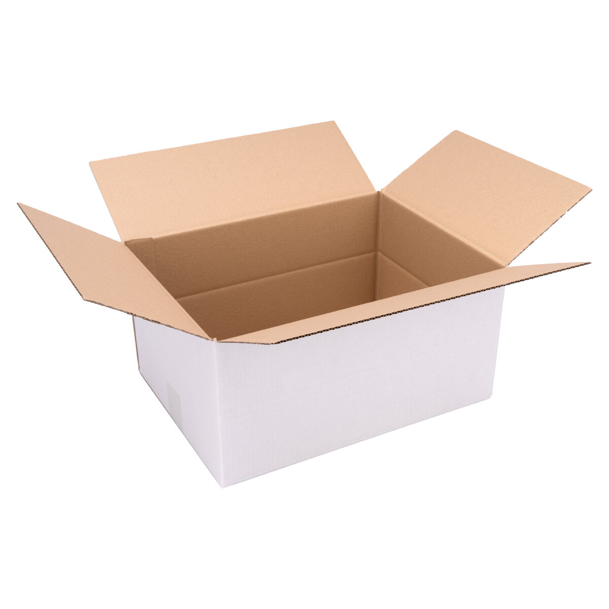 Scatole di cartone un'onda 40 x 30 x 20 cm bianche - KK 90, 1,62